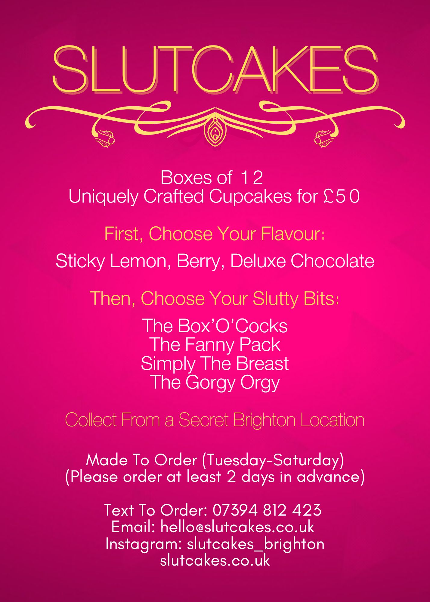 Slutcakes – Slightly Slutty Cupcakes for the Discretely Deviant